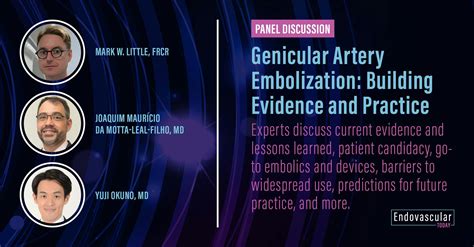 Genicular Artery Embolization Building Evidence And Practice