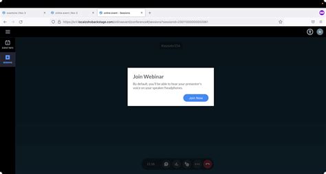 Zoho Webinar Integration In Zoho Backstage
