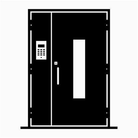 Premium Vector Door With Intercom Security System