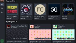 Modrinth Client Программы Geroncraft