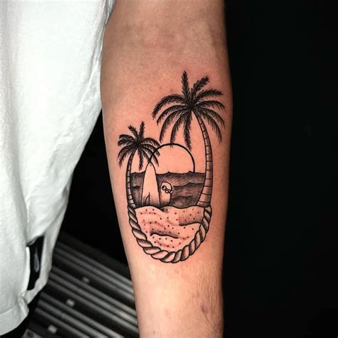 Beachy Tattoos For Men And Women Small Simple And Cute Summer