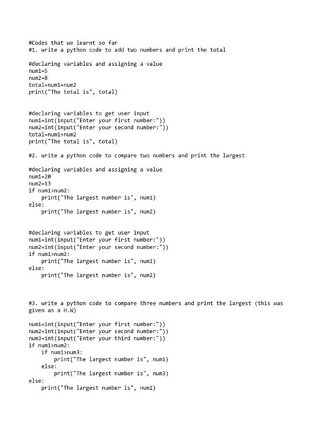 Computer Science Python Codes Pdf
