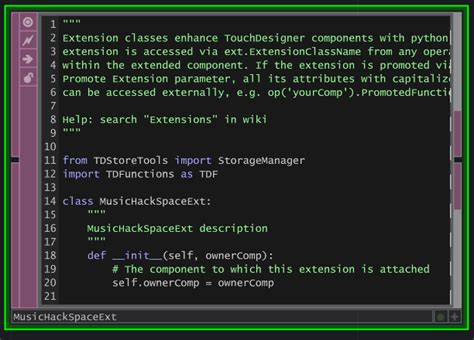 Touchdesigner Meetup Extensions And Callbacks Music Hackspace Derivative