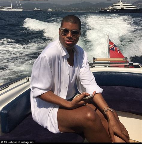 Magic Johnsons Mediterranean Yacht Vacation With Son Ej And Samuel L
