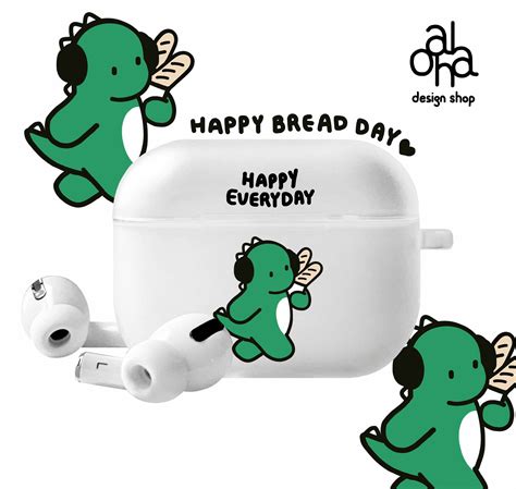 공룡 빵순이 캐릭터케이스 귀여운 디자인 투명하드 반투명 젤리 에어팟 프로2 123세대 케이스 남친 여친 친구 생일선물 예쁜커플 핑크 네이비 민트 오렌지 옐로케이스 에이블리