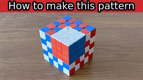 5x5 Rubiks Cube Awesome Checkerboard Pattern Step By Step Tutorial Youtube