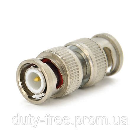 Разъем Bnc M Voltronic рифленный металлический для видеонаблюдения Dutyfree цена 39 ₴ купить