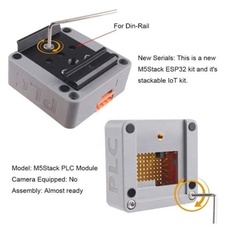 M5stack Esp32 Kit Carte De Module Prototype Plc Industriel Rs485 Acs712 5b Contrôleur Logique