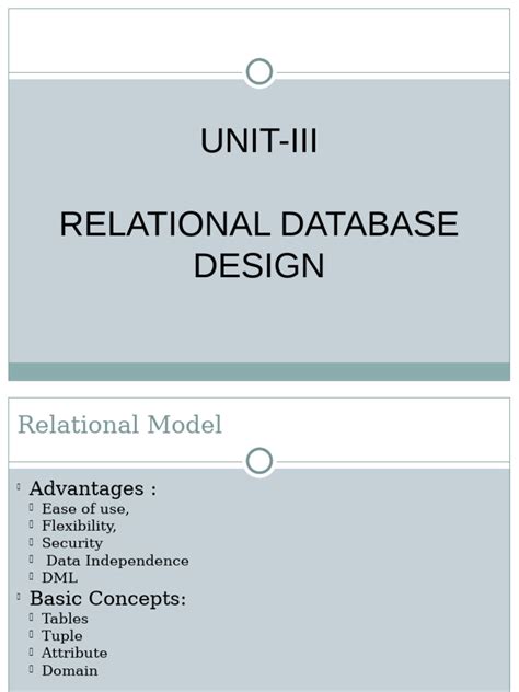 4rdbms Pdf Relational Database Relational Model