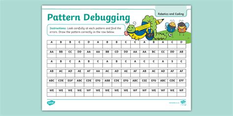 Grade 3 Robotics And Coding Pattern Pattern Debugging