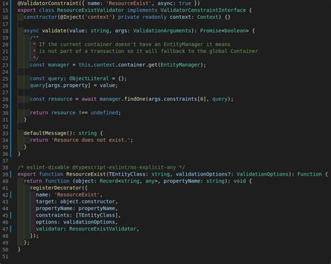 Pass Transaction Entity Manager To Custom Decorator Validator · Issue 631 · Typestackclass