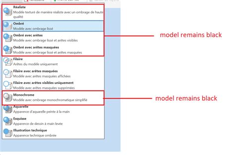 solved inventor model appearance is black no matter what autodesk