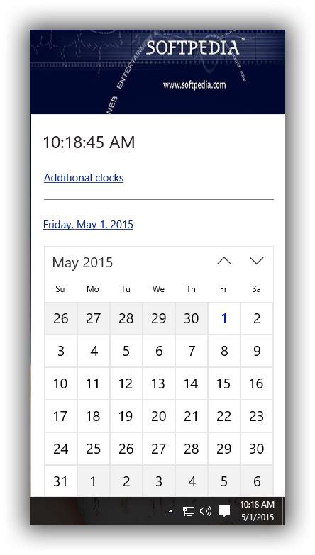 Bring Back Classic Clock In Windows 10 Softpedia
