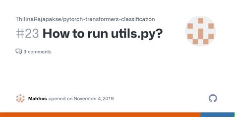 how to run utils py · issue 23 · thilinarajapakse pytorch