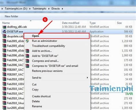 Sửa lỗi không cài được directx