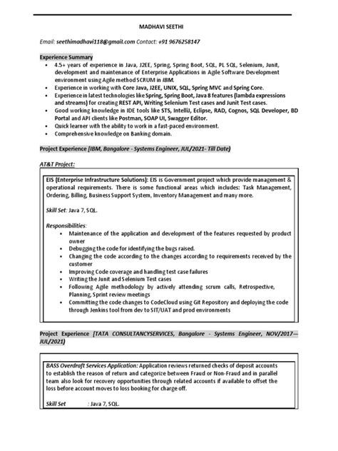 Naukri Madhaviseethi 5y 1m Pdf Agile Software Development