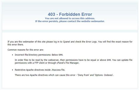 워드프레스 403 Forbidden Error 오류 해결 방법 워드프레스 정보꾸러미