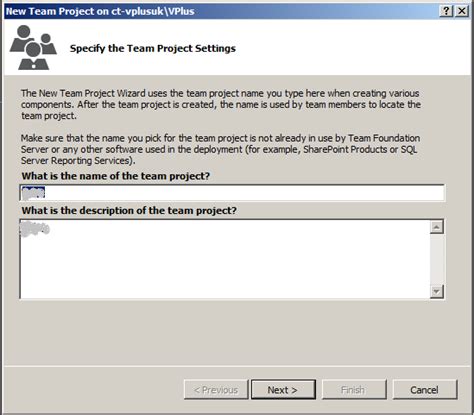 Kajans Blog Creating A Team Project In Tfs 2012