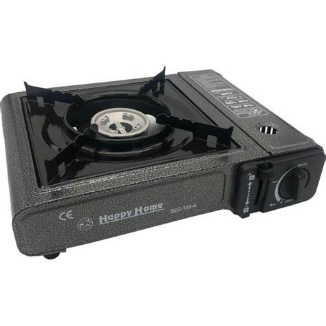 Портативна газова плитка Happy Home Bdz 155 A з електрозапальником кейс • Краща ціна в Києві