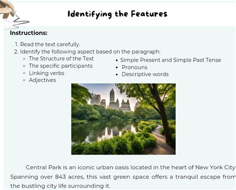 Identifying The Features Instructions 1 Read StudyX