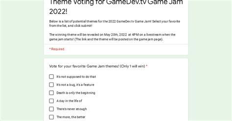 Gamedevtv On Twitter We Need You 🫵 What Should Our Game Jam Theme Be