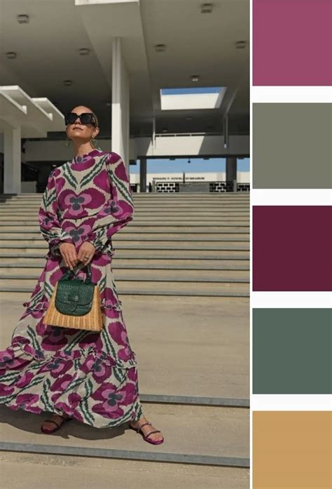 Уличная мода Цветовой микс Стиль 50 Цветовые сочетания