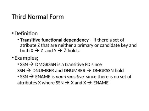 Dbms Unit 30 Functional Dependenciesppt