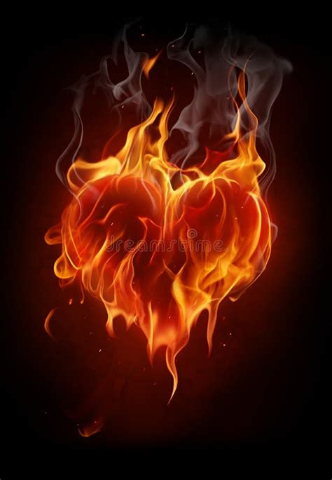 Heart On Fire Emoji Wallpaper