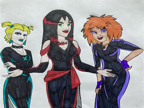 Hello Everyone I Drew The Hex Girls From Scooby Doo And The Witches