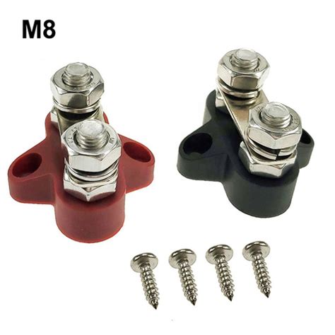 Buy Battery Power Distribution Terminal Block Set 48v Dc 80a M8 Dual