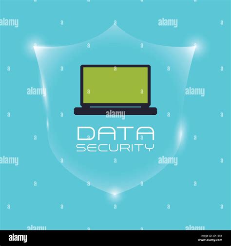 Data Security Design Protect Icon Data Center Illustration Vector Stock Vector Image And Art