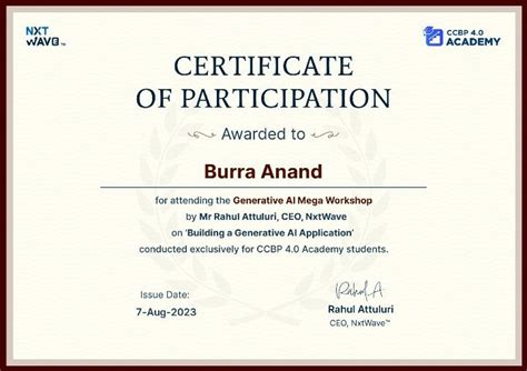 anand burra on linkedin nxtwave generativeai nxtwaveccbp