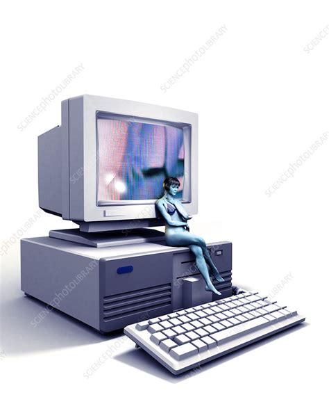 Computer Pornography Computer Artwork Stock Image T Science Photo Library