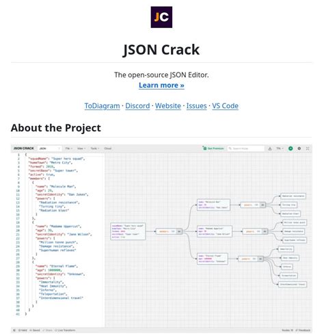 json data visualization tool itoro philip