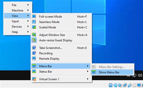 Virtualbox Top Menu Missing Heres How To Get It Back