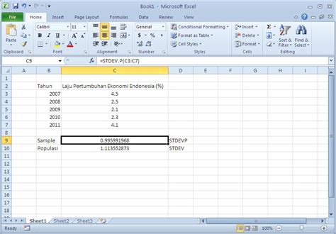 Algoritma Standar Deviasi Sample And Populasi Di Robzlabz Blog