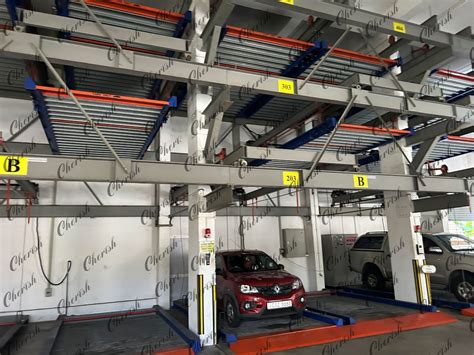Automatic Puzzle Car Parking System Commercial Multi Level Vehicle Parking Lift Customized