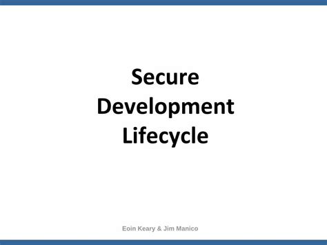 Pdf Secure Development Lifecycle Dokumentips