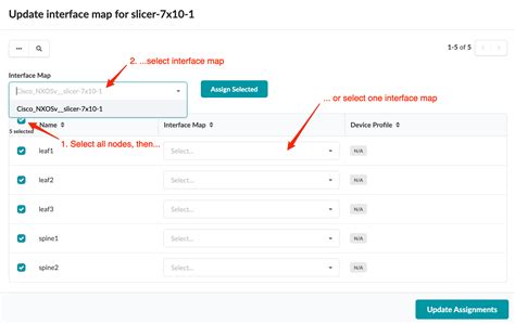 Assign Interface Maps Device Profiles Apstra 5 0 Juniper Networks