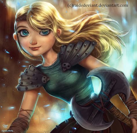 Blue Fire Astrid By Raidesart On Deviantart