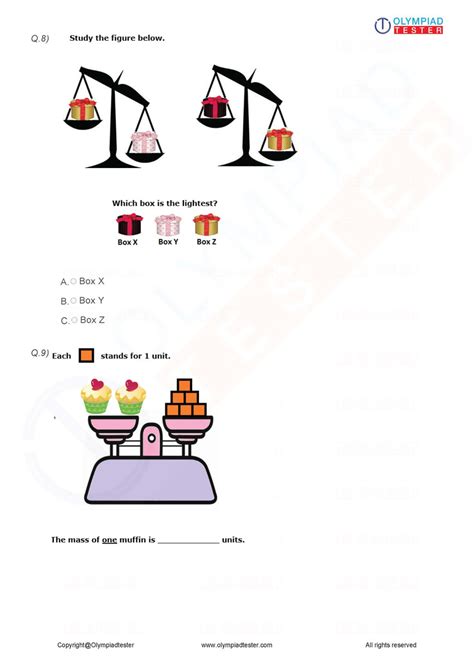 Class 1 Maths Mock Test Pdf 18 Olympiad Tester Class 1 Maths Mock Test Pdf 18 Olympiad Tester