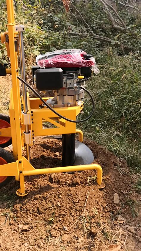 Portable Gasoline Tree Planting Auger Post Hole Digger For Drill Buy