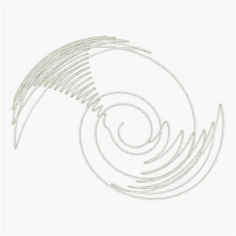 Lorenz Strange Attractor 3d Model 15 Obj Free3d