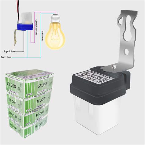 3h Selcon 3a6a10a Photocell Daylight Switch Japan Design Lazada