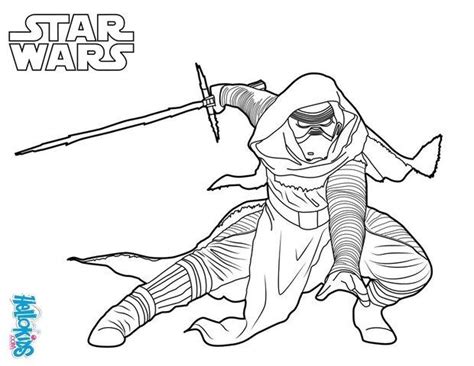 Kylo Ren Star Wars Coloring Pages