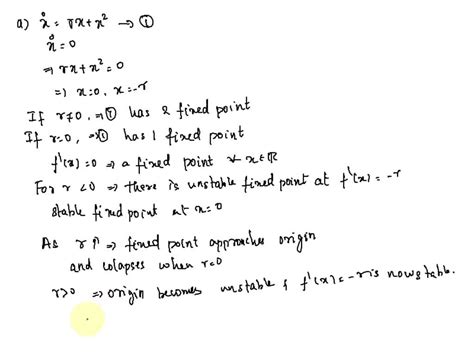 Solved For Each Of The Following Sketch All The Qualitatively Different Vector Fields That
