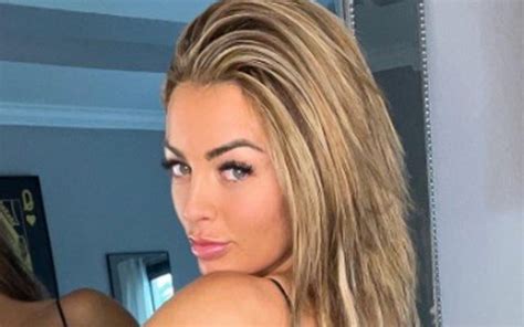 Mandy Rose Is The Attraction In Sultry Black One Piece Photo Drop