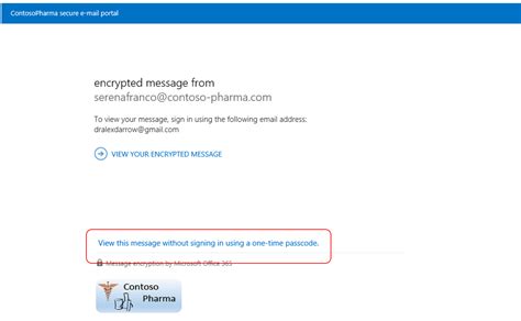 One Time Passcode For Office 365 Message Encryption Microsoft 365 Blog