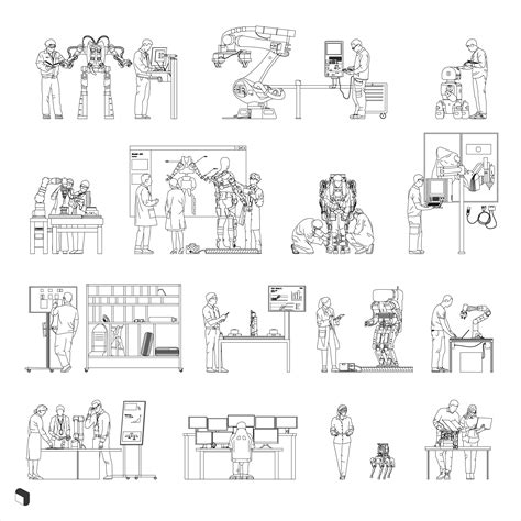 cad robotics engineers toffu co silhouette architecture robotics