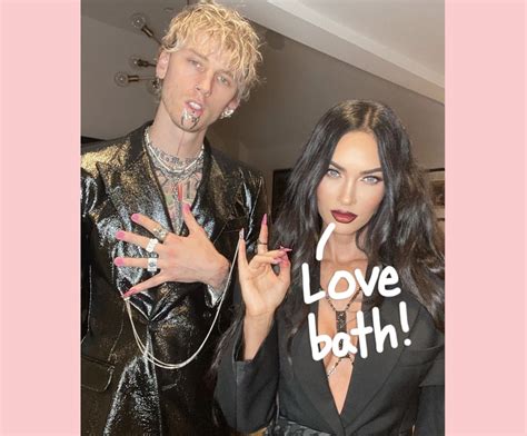 Megan Fox Shares Video Of Romantic Bath With Fianc Machine Gun Kelly Awww Perez Hilton